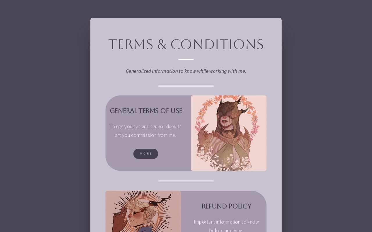 Terms And Conditions